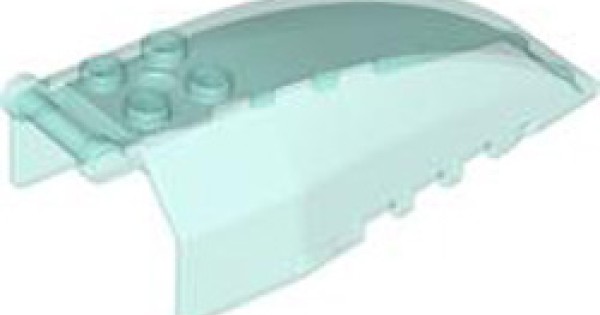 LEGO Part 6172928 - 38480 - Cockpit 4x8x2 3.2 Transparent Light Blue ...