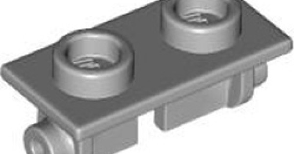 LEGO Part 4211470 - 3938 - Plate 1x2 (Rocking) Medium Stone Grey | LEGO ...