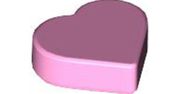 LEGO Part 6275466 - 39739 - Tile 1x1 Heart Number 1 Light Purple | LEGO ...