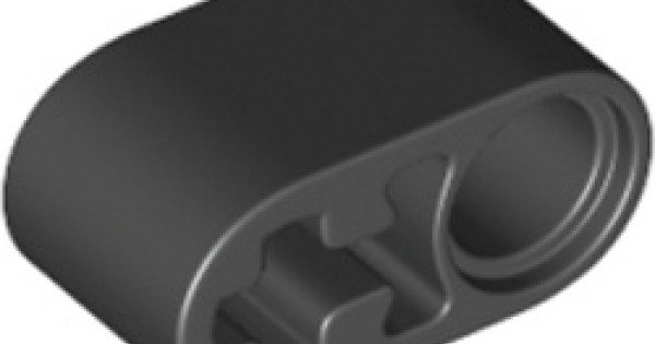 LEGO Part 6265091 - 40147 - Beam 1x2 with Cross and Hole Black | LEGO ...