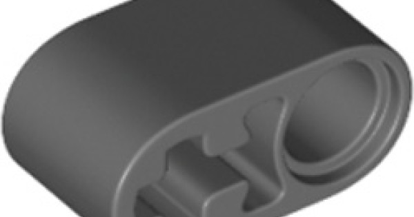 LEGO Part 6265093 - 40147 - Beam 1x2 with Cross and Hole Dark Stone ...