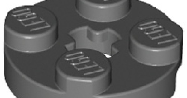 LEGO Part 4211042 - 4032 - Plate 2x2 Round Dark Stone Grey | LEGO ...