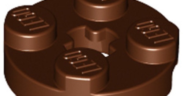 LEGO Part 4211159 - 4032 - Plate 2x2 Round Reddish Brown | LEGO Bricks ...