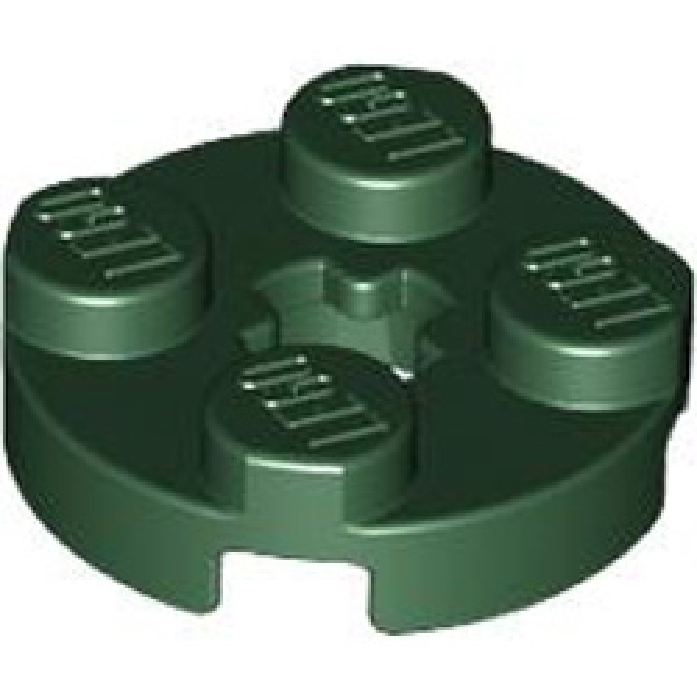 LEGO Part 6035029 - 4032 - Plate 2x2 Round Earth Green | LEGO Bricks ...