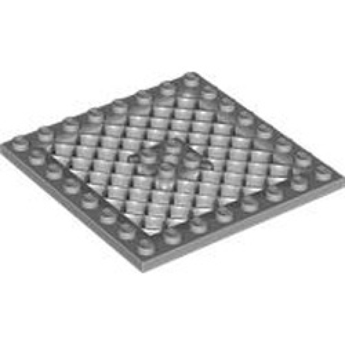 LEGO Part 6116263 - 4151 - Grid Plate 8x8 Medium Stone Grey | LEGO ...
