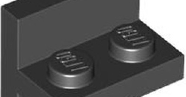 LEGO Part 6250020 - 41682 - Plate 1x2 with Vertical Tube Black | LEGO ...