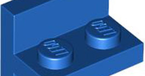 LEGO Part 6446707 - 41682 - Plate 1x2 with Vertical Tube Bright Blue ...