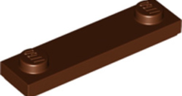 LEGO Part 6257604 - 41740 - Plate 1x4 with 2 Knobs with Under Groove ...