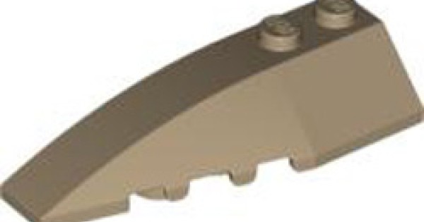 LEGO Part 4613279 - 41748 - Left Shell 2x6 with Bow / Angle Sand Yellow ...