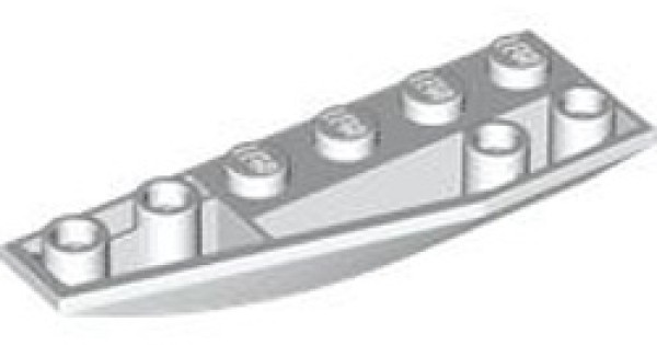LEGO Part 6176292 - 41765 - Left Shell 2x6 with Bow / Angle, Inverted ...
