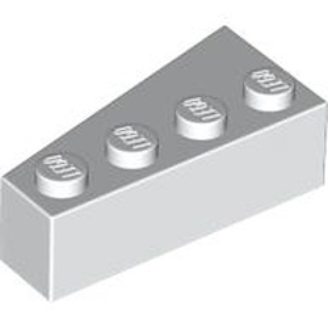 LEGO Part 4160325 - 41767 - Right Brick 2x4 with Angle White | LEGO ...