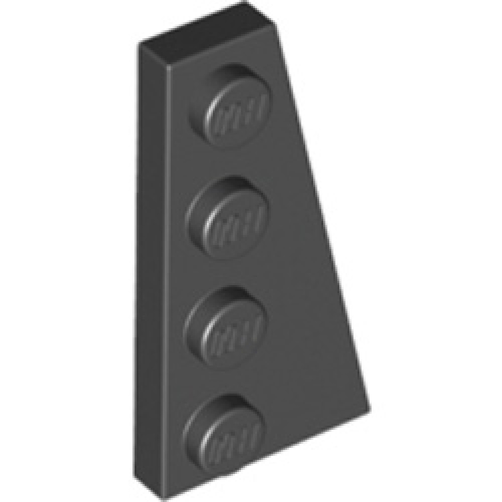 LEGO Part 4160869 - 41769 - Right Plate 2x4 with Angle Black | LEGO ...