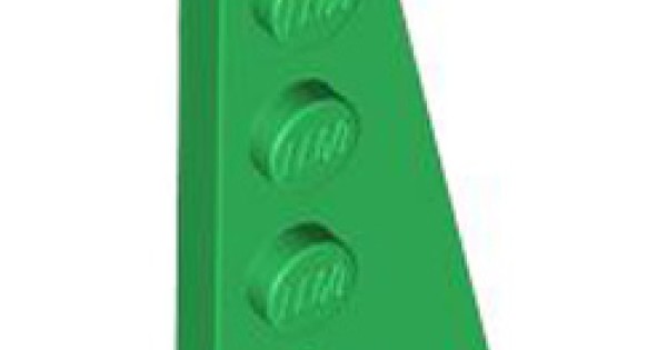 LEGO Part 4543259 - 41769 - Right Plate 2x4 with Angle Dark Green ...
