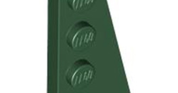 LEGO Part 6214291 - 41769 - Right Plate 2x4 with Angle Earth Green ...