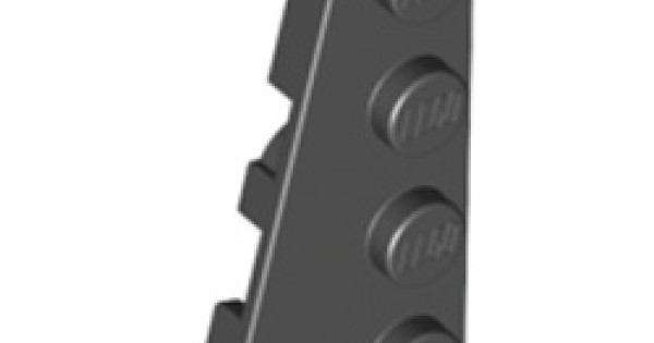 LEGO Part 4161332 - 41770 - Left Plate 2x4 with Angle Black | LEGO ...