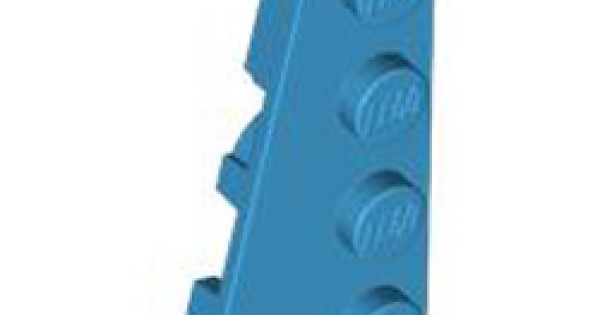 LEGO Part 6253906 - 41770 - Left Plate 2x4 with Angle Dark Azur | LEGO ...