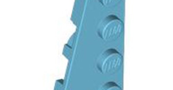 LEGO Part 6296847 - 41770 - Left Plate 2x4 with Angle Medium Azur ...