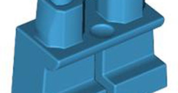 LEGO Part 6031019 - 41879 - Mini Leg Dark Azur | LEGO Bricks ...