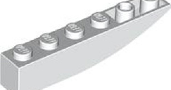 LEGO Part 4160403 - 42023 - Brick 1x6 with Bow Reverse White | LEGO ...