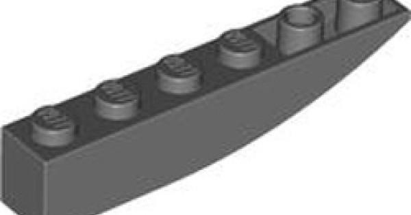 LEGO Part 4210779 - 42023 - Brick 1x6 with Bow Reverse Dark Stone Grey ...