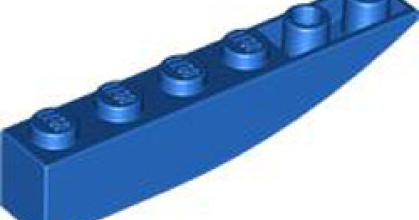 LEGO Part 6214160 - 42023 - Brick 1x6 with Bow Reverse Bright Blue ...