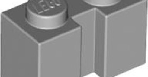 LEGO Part 4617170 - 4216 - Brick 1x2 with Groove Medium Stone Grey ...