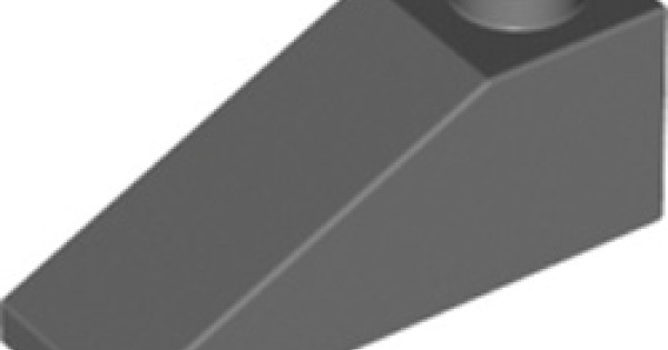 LEGO Part 4211045 - 4286 - Roof Tile 1x3 / 25 Degree Dark Stone Grey ...