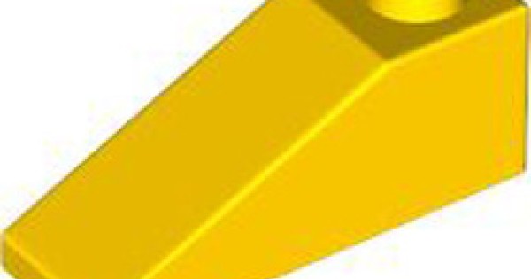 LEGO Part 428624 - 4286 - Roof Tile 1x3 / 25 Degree Bright Yellow ...