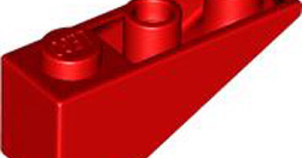 LEGO Part 428721 - 4287 - Roof Tile 1x3/25 Degree Inverted Bright Red ...
