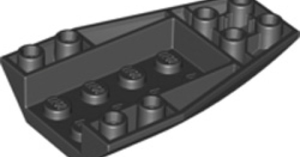 LEGO Part 4180469 - 43713 - Brick 4x6 with Bow, Inverted Black | LEGO ...