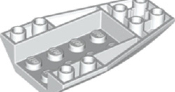 LEGO Part 4261693 - 43713 - Brick 4x6 with Bow, Inverted White | LEGO ...