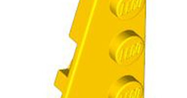 LEGO Part 4179095 - 43723 - Left Plate 2x3 with Angle Bright Yellow ...