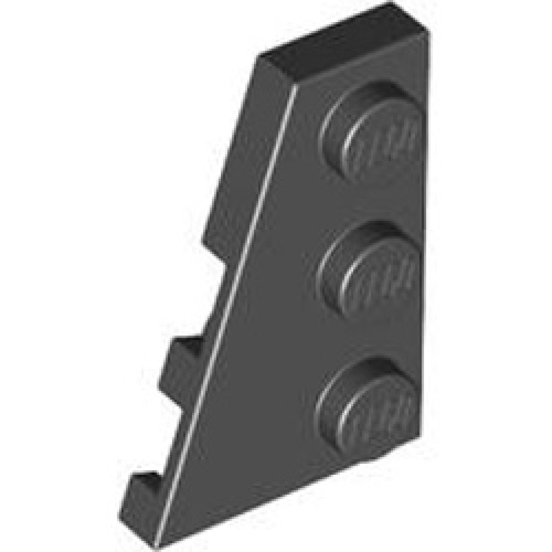 LEGO Part 4180536 - 43723 - Left Plate 2x3 with Angle Black | LEGO ...