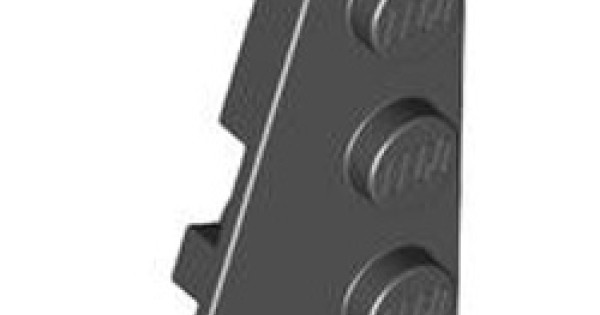 LEGO Part 4180536 - 43723 - Left Plate 2x3 with Angle Black | LEGO ...