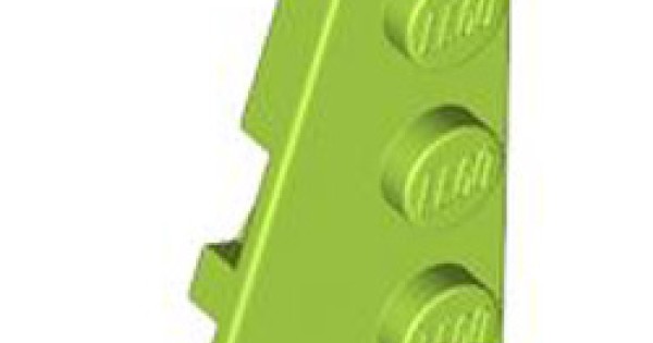 LEGO Part 4539907 - 43723 - Left Plate 2x3 with Angle Bright Yellowish ...