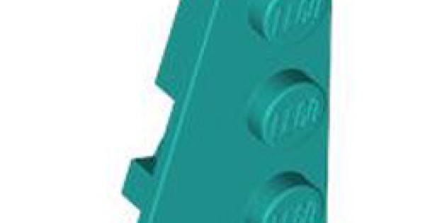 LEGO Part 6291004 - 43723 - Left Plate 2x3 with Angle Bright Bluish ...