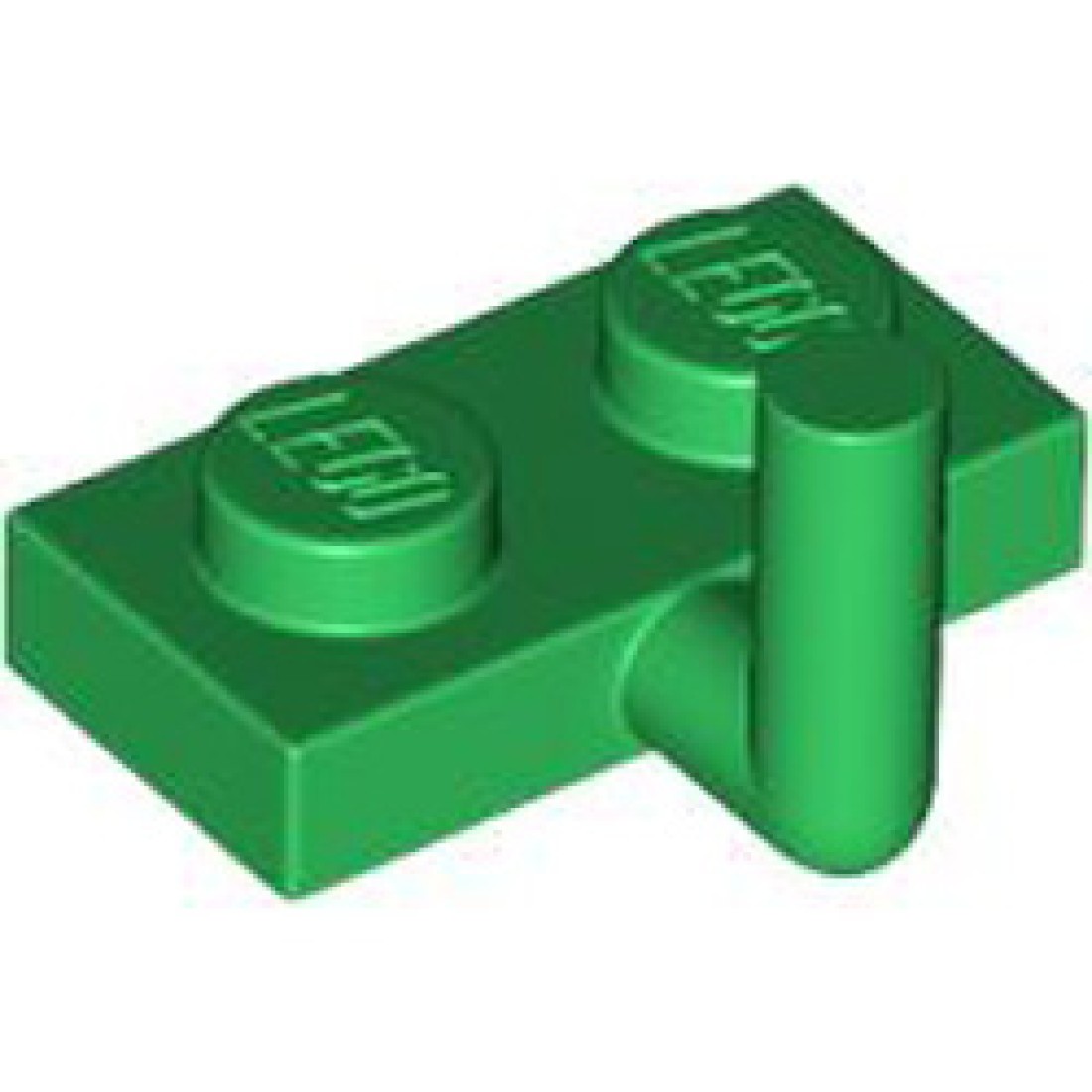 LEGO Part 6261358 - 43876 - Plate 1x2 with Vertical Shaft Dark Green ...