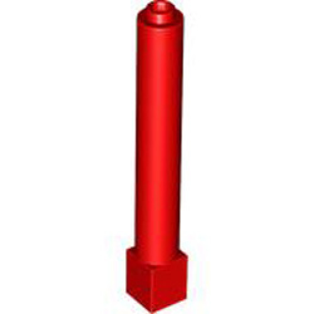 LEGO Part 6074910 - 43888 - Column 1x1x6 Bright Red | LEGO Bricks ...