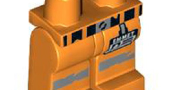 LEGO Part 6250965 - 44181 - Mini Lower Part Number 1601 Bright Orange ...
