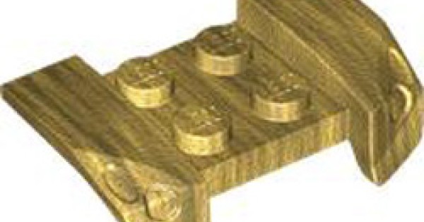 LEGO Part 6249698 - 44674 - Racers Guard 2.5x4 Warm Gold | LEGO Bricks ...