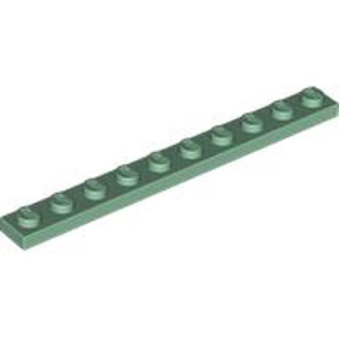 LEGO Part 6328184 - 4477 - Plate 1x10 Sand Green | LEGO Bricks ...