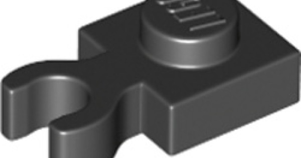 LEGO Part 6330189 - 44860 - Plate 1x1 with Holder Black | LEGO Bricks ...