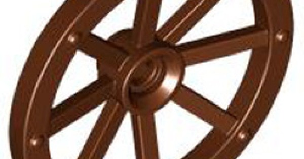 LEGO Part 4211279 - 4489 - Wheel with Spokes Diameter 33.8 Reddish ...