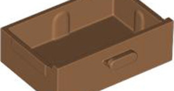LEGO Part 6126118 - 4536 - Drawer Medium Nougat | LEGO Bricks ...
