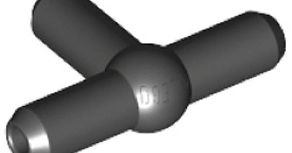 LEGO Part 6104209 - 4697 - T-Piece Black | LEGO Bricks, Replacement ...