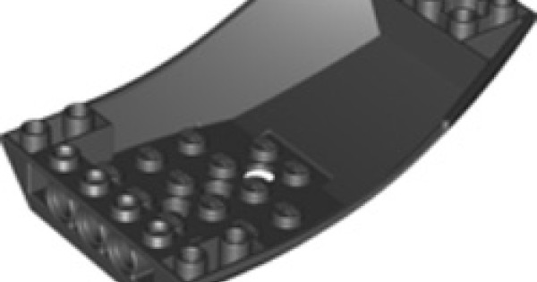 LEGO Part 4209683 - 47406 - Shell 6x10x2 Inverted Black | LEGO Bricks ...