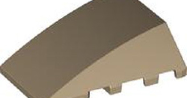 LEGO Part 4293756 - 47753 - Brick 4x4 with Bow / Angle Sand Yellow ...