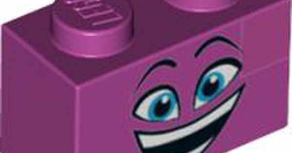 LEGO Part 6261405 - 47848 - Brick 1x2 Number 47 Bright Reddish Violet ...