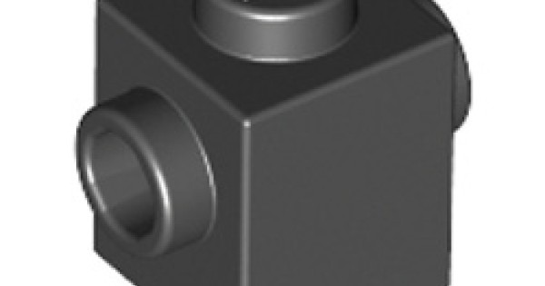 LEGO Part 4214559 - 47905 - Brick 1x1 with 2 Knobs Black | LEGO Bricks ...