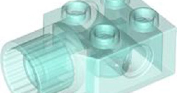 LEGO Part 6032798 - 48169 - Brick 2x2 Diameter 4.85 Female Transparent ...